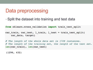 A Beginner's Guide to Machine Learning with Scikit-Learn | PPTX