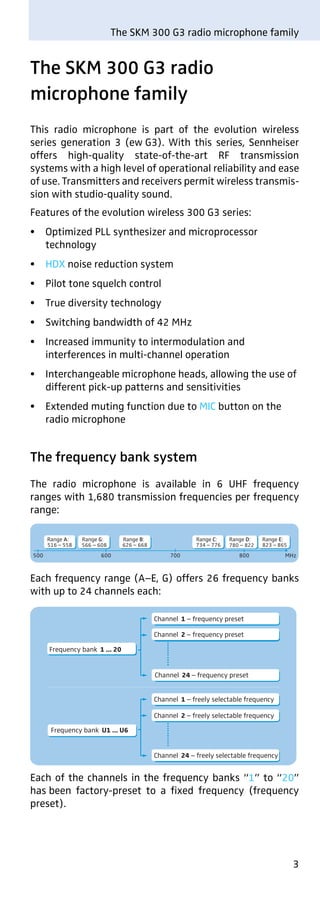 Sennheiser SKM 300-835 G3 Handzender met 835 kapsel | PDF