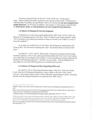 Information Request Regarding SIJS | PDF