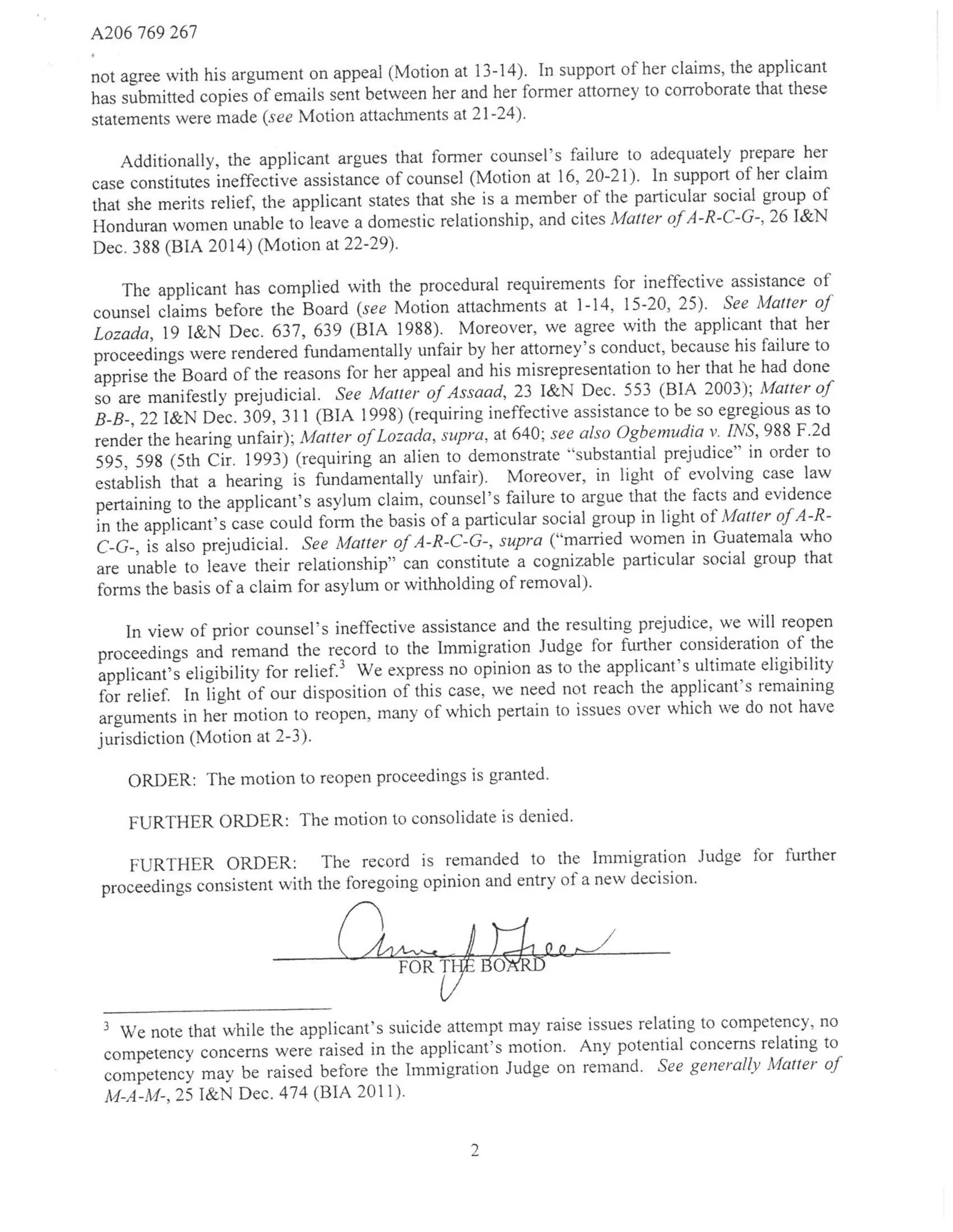 Motion to reopen grant Lilian | PDF