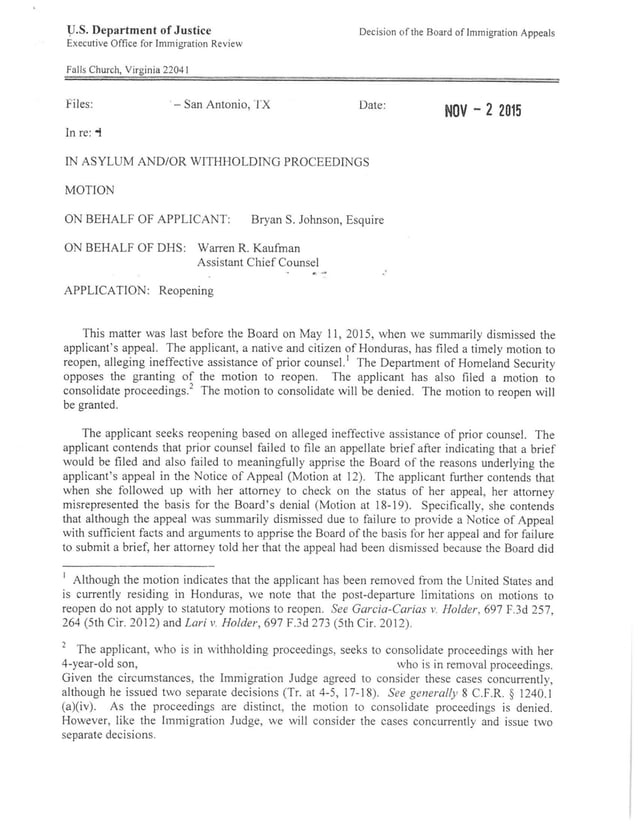 Motion to reopen grant Lilian | PDF