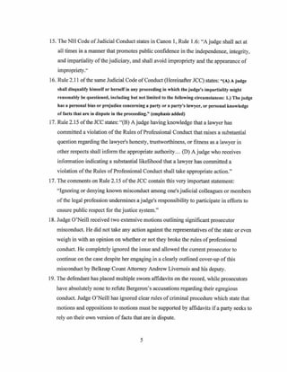 Motion to Recuse Judge James D. O'Neill III | PDF