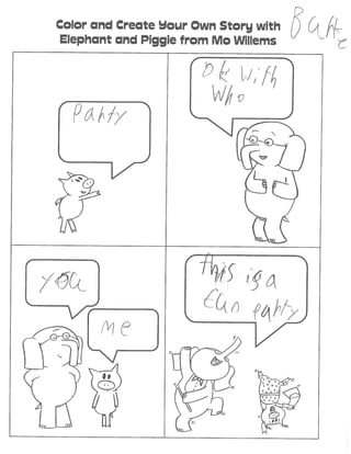 Elephant and Piggie Comics -- Mrs. Rossing's Class | PDF