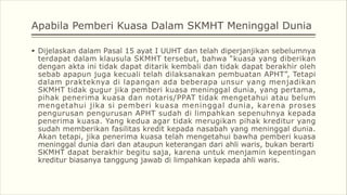 Surat Kuasa Membebankan Hak Tanggunan / SKHMT - Ricco Survival Yubaidi ...