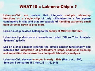 Sk microfluidics and lab on-a-chip-ch1 | PPT
