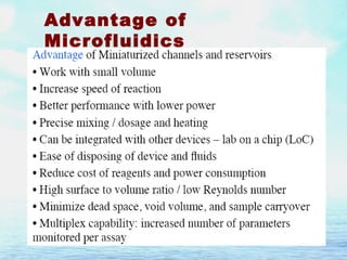 Sk microfluidics and lab on-a-chip-ch2 | PPT