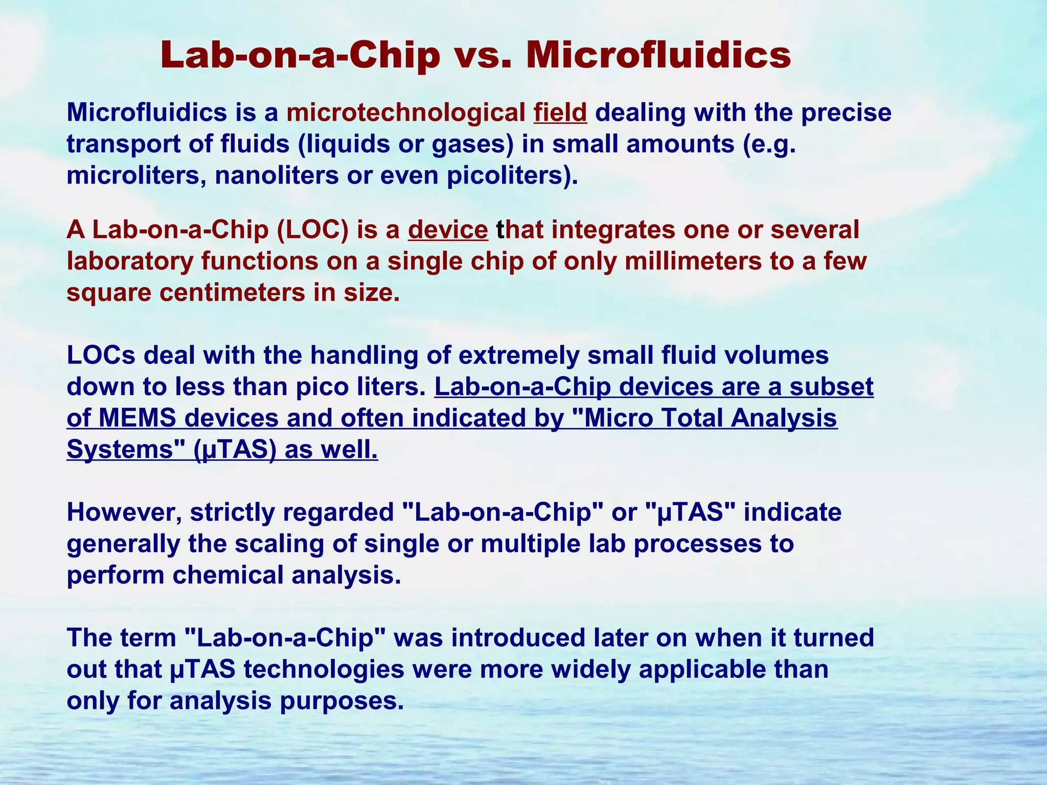 Sk microfluidics and lab on-a-chip-ch5 | PPT