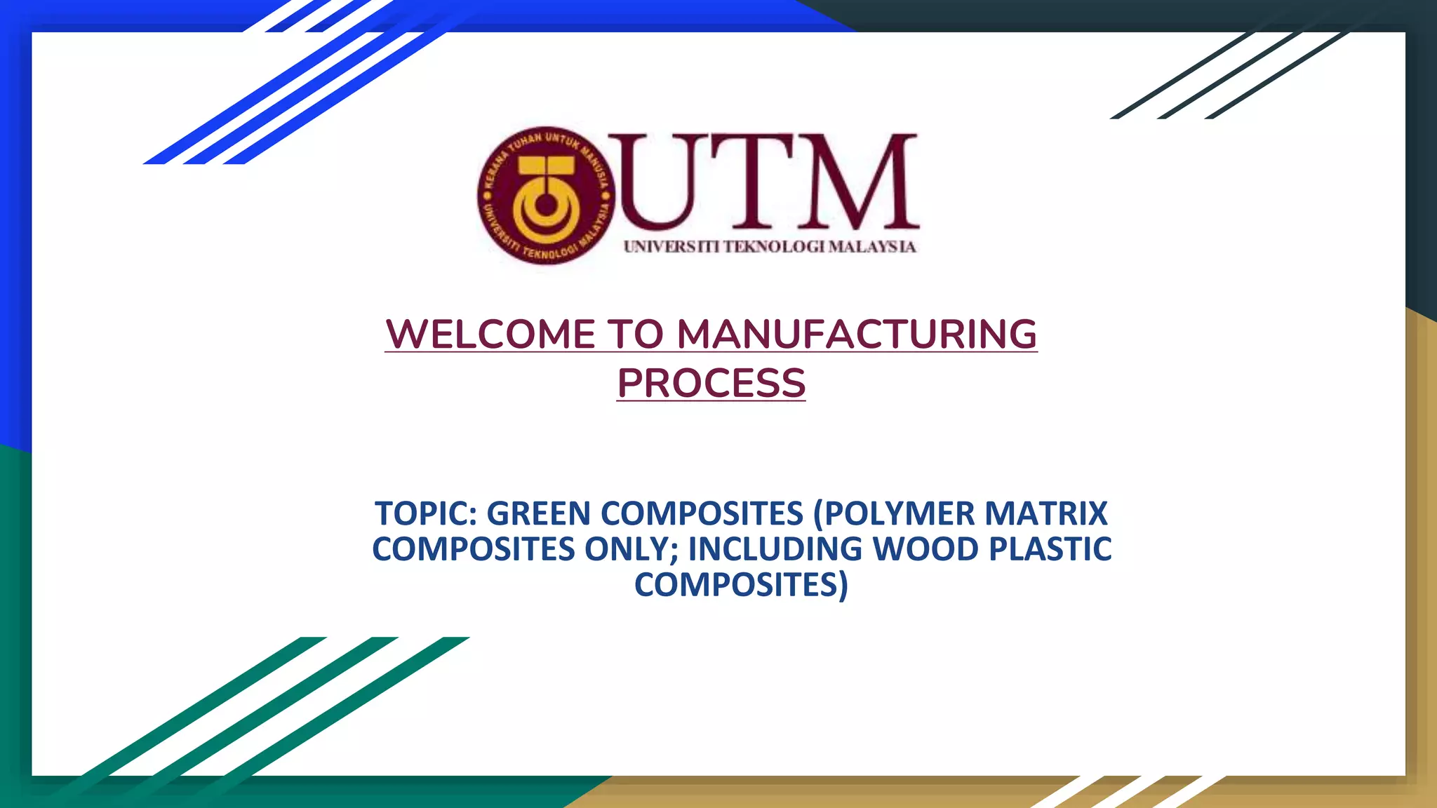 GREEN COMPOSITES | PPTX