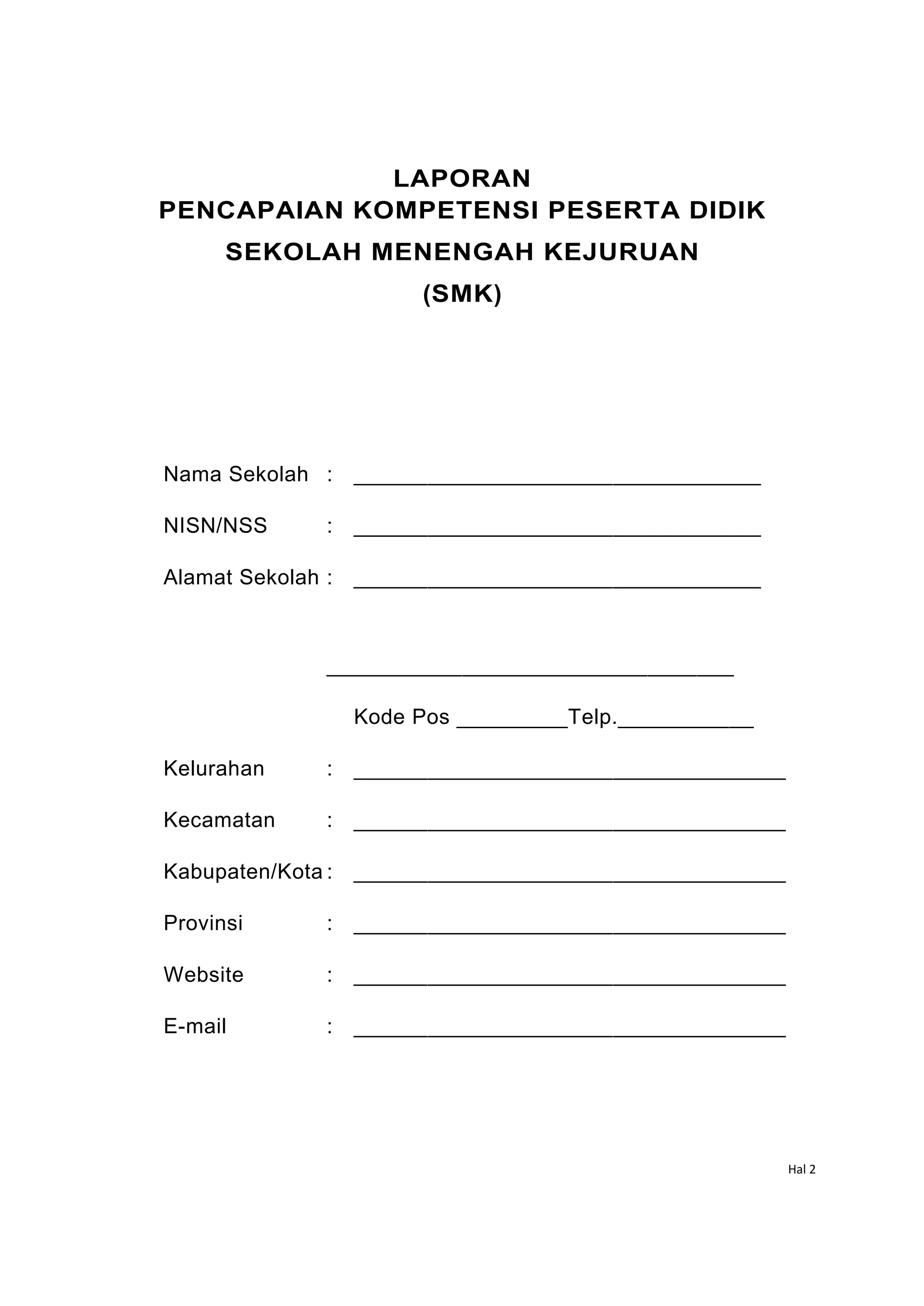 Sk model raport smk 2013 002 | PDF