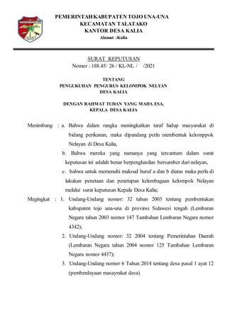 Sk nelayan baim | DOCX