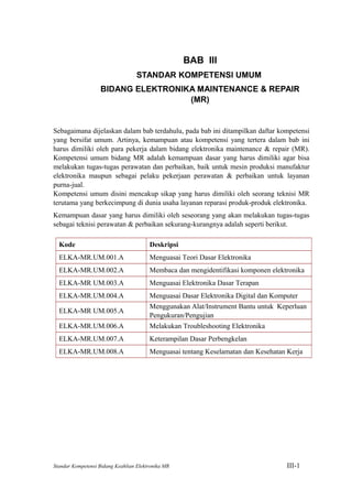 SKN Elektronika MR Bab III | DOC
