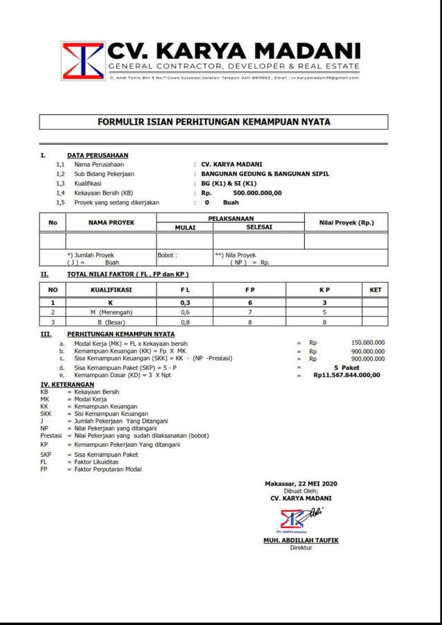 Skn (sisa kemampuan nyata) | PDF