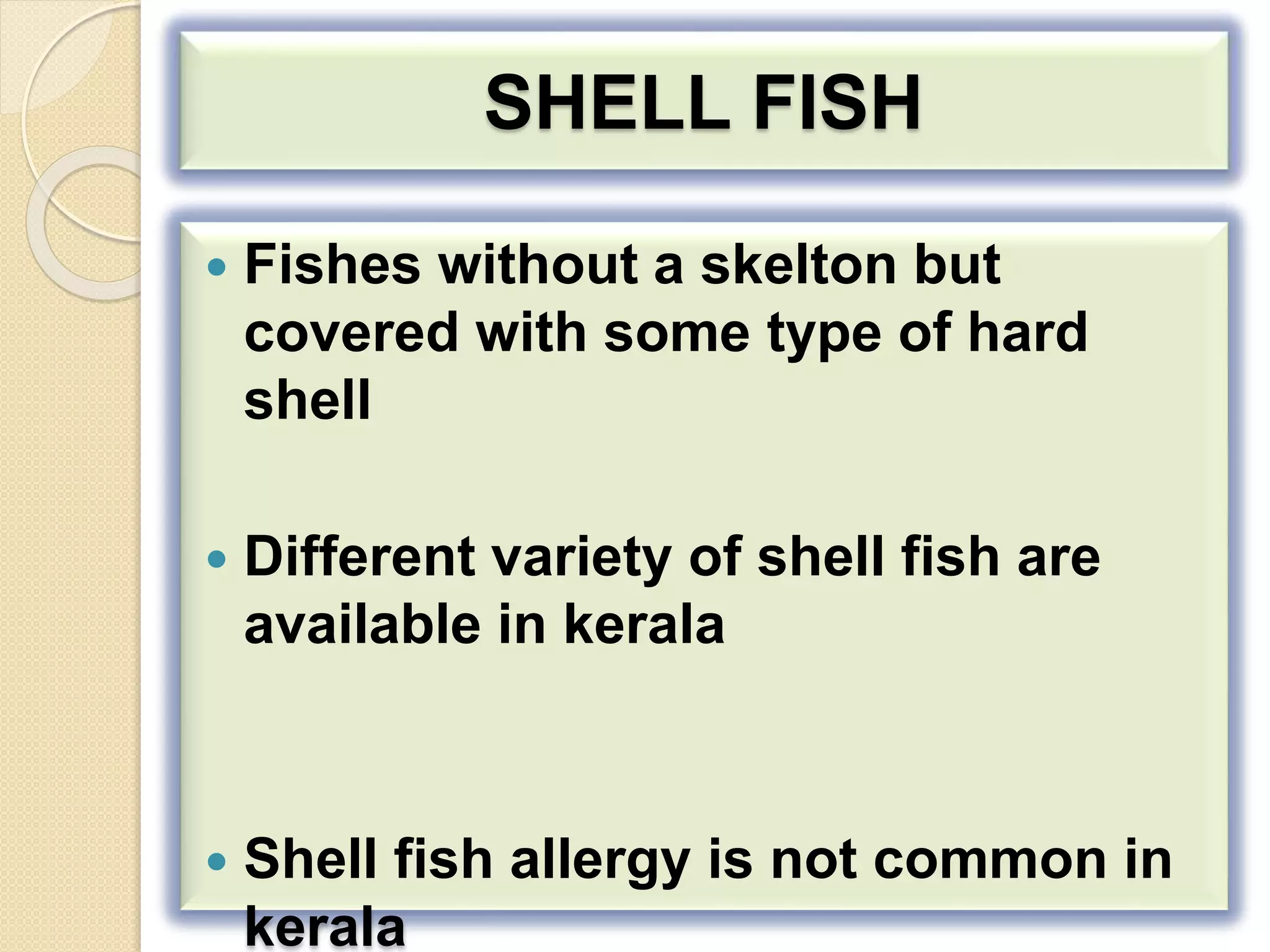 A COMPARATIVE STUDY OF WATER AND MINERAL CONTENT OF EDIBLE SHELL FISH ...