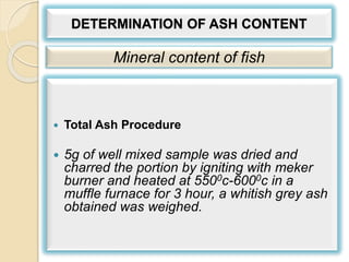 A COMPARATIVE STUDY OF WATER AND MINERAL CONTENT OF EDIBLE SHELL FISH ...