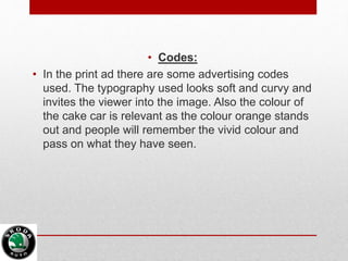 Skoda Cake Car Advert | PPT