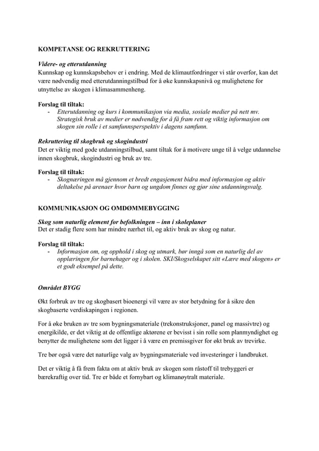 Skog bygg - fiber - energi - østlandsskogbruket | PDF