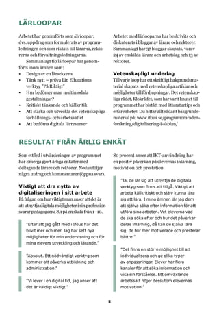 Skolans digitalisering skl rapport | PDF