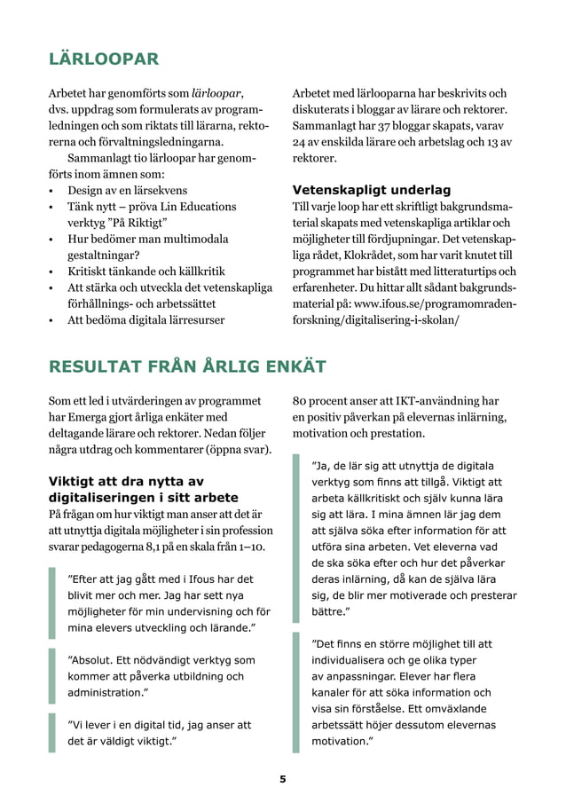 Skolans digitalisering skl rapport | PDF