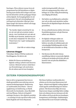 Skolans digitalisering skl rapport | PDF
