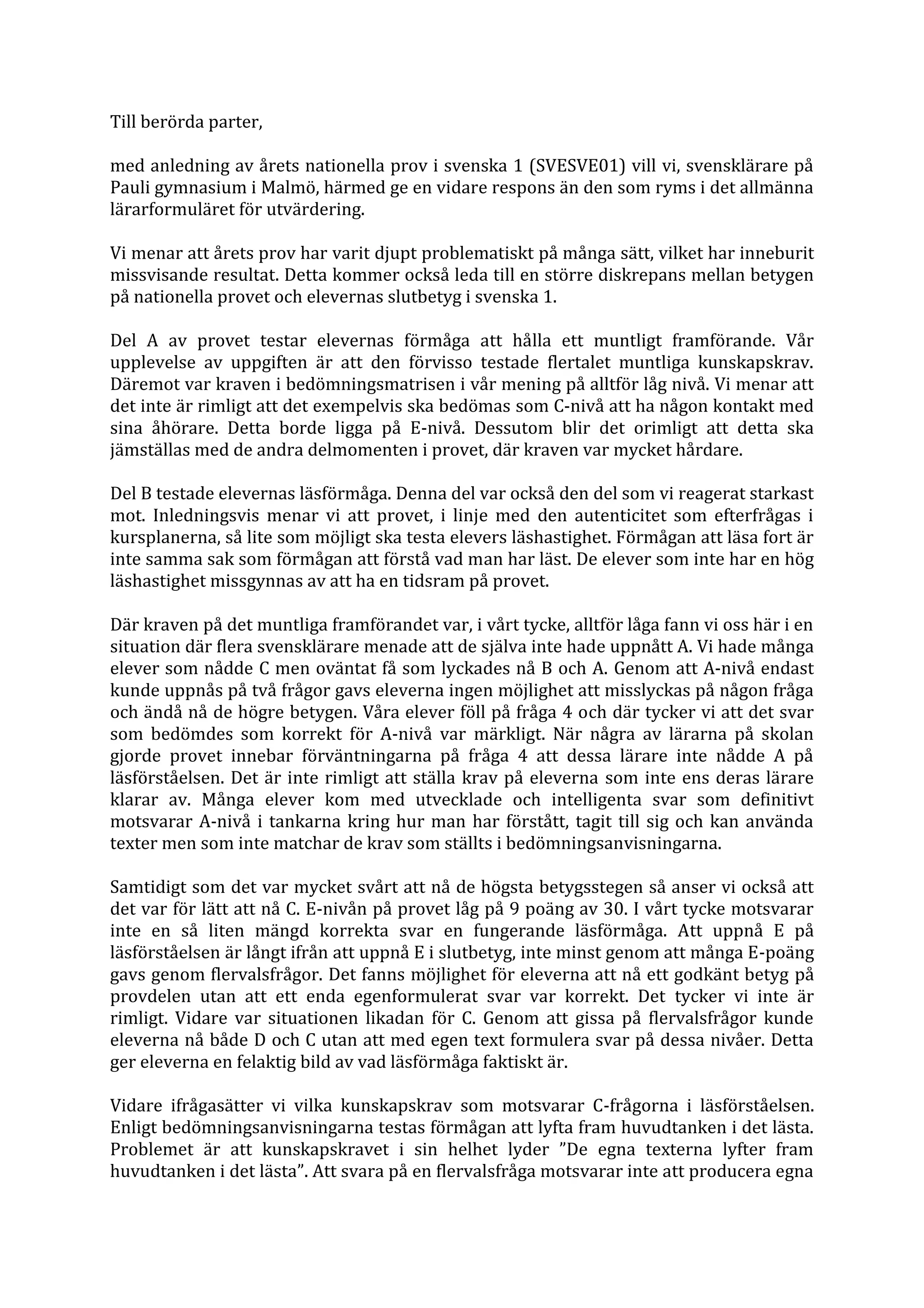 Skolverket brev | DOCX