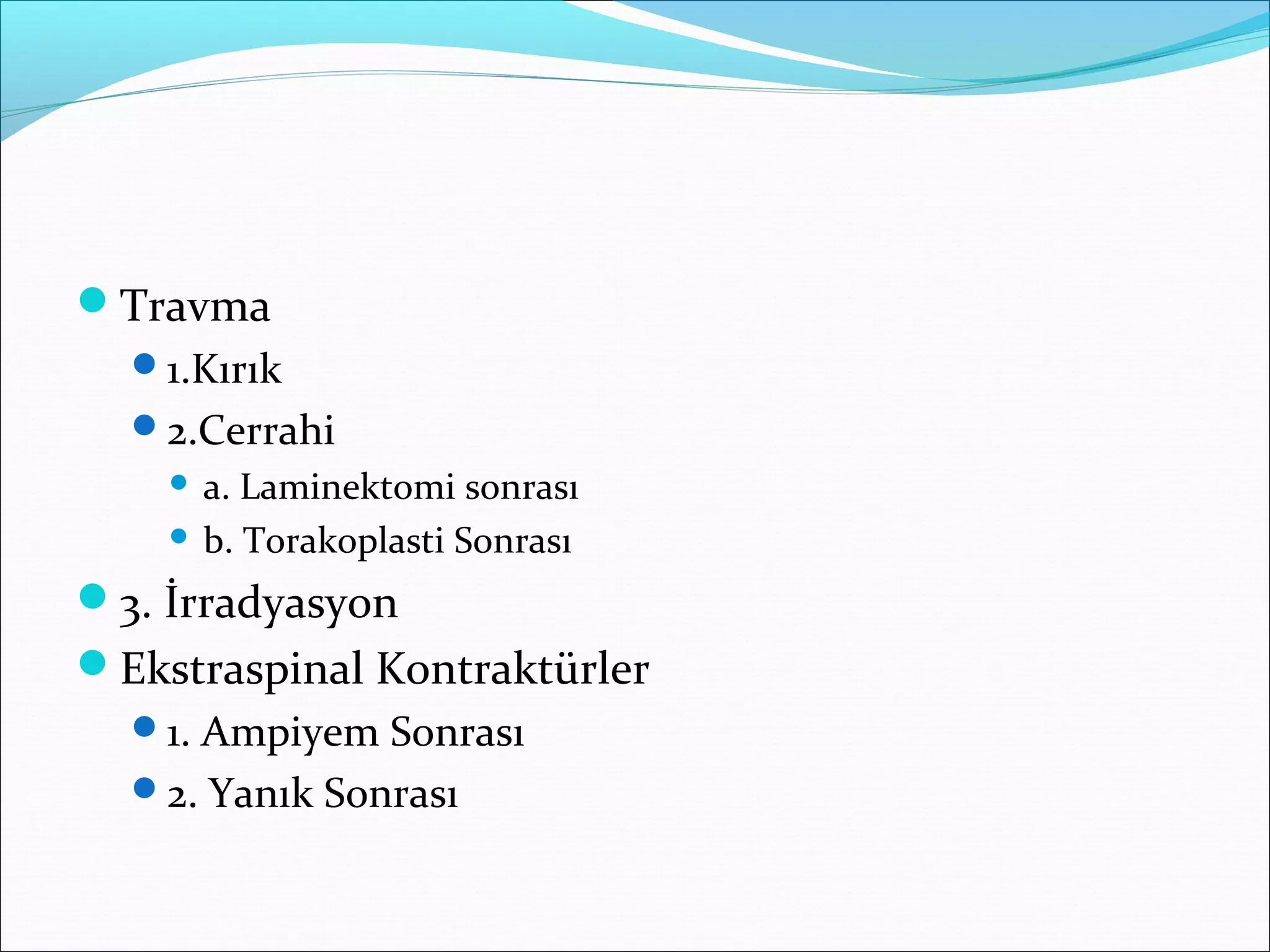 Skolyoz da konservatif yöntemler (1) | PPT