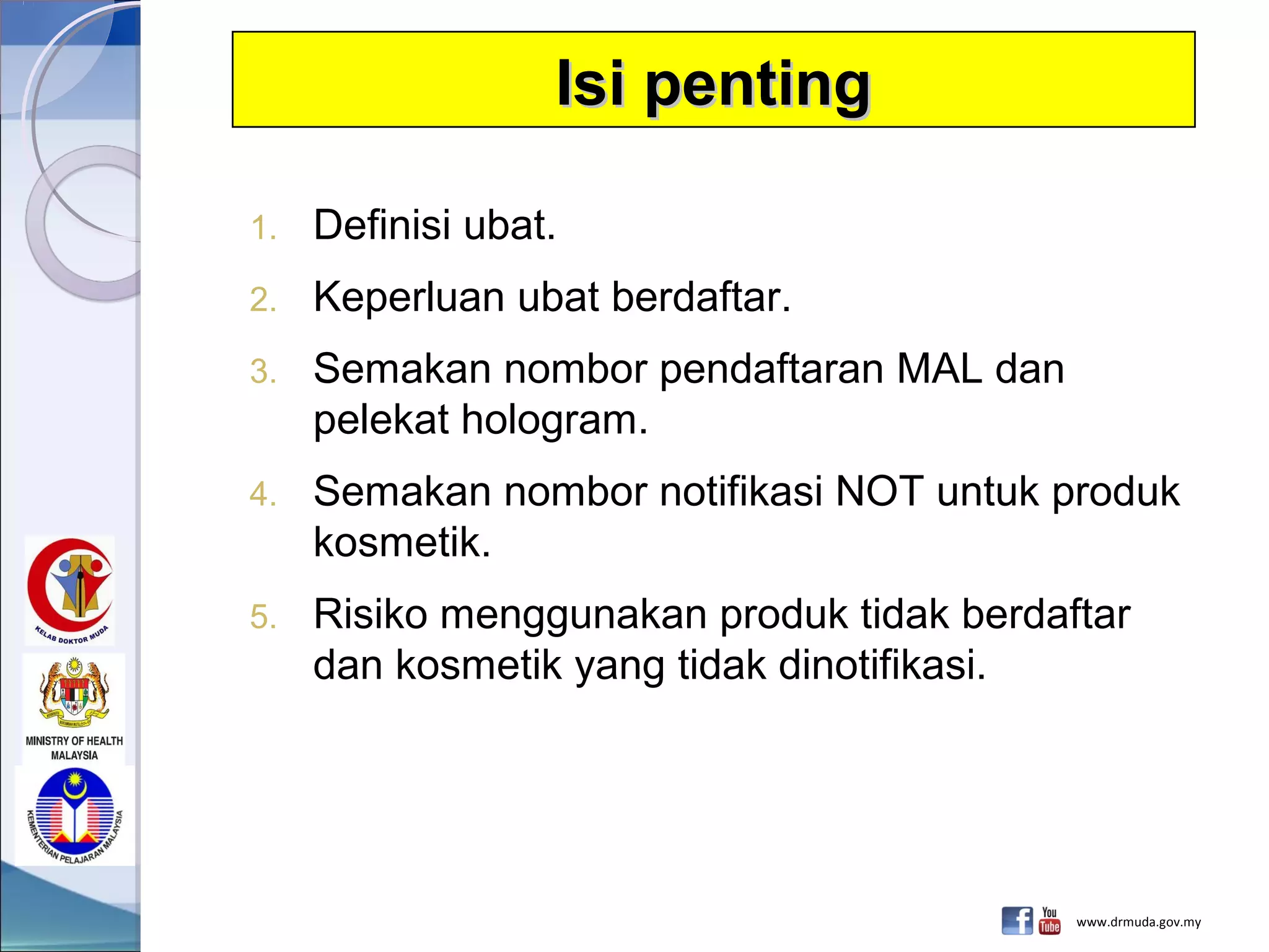 KENALI UBAT ANDA | PPT