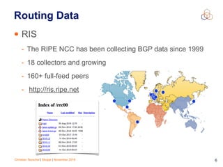 RIPE NCC Measurement Data and Tools | PPT