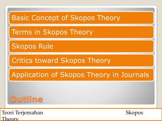 Skopostheorie | PPTX