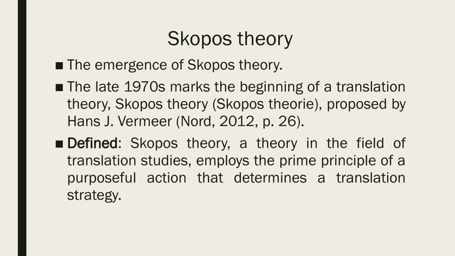 SKOPOS THEORY.pptx...................... | PPT | Free Download