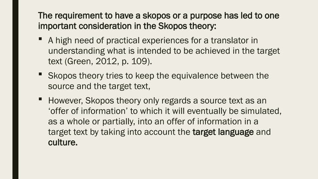 SKOPOS THEORY.pptx...................... | PPT | Free Download