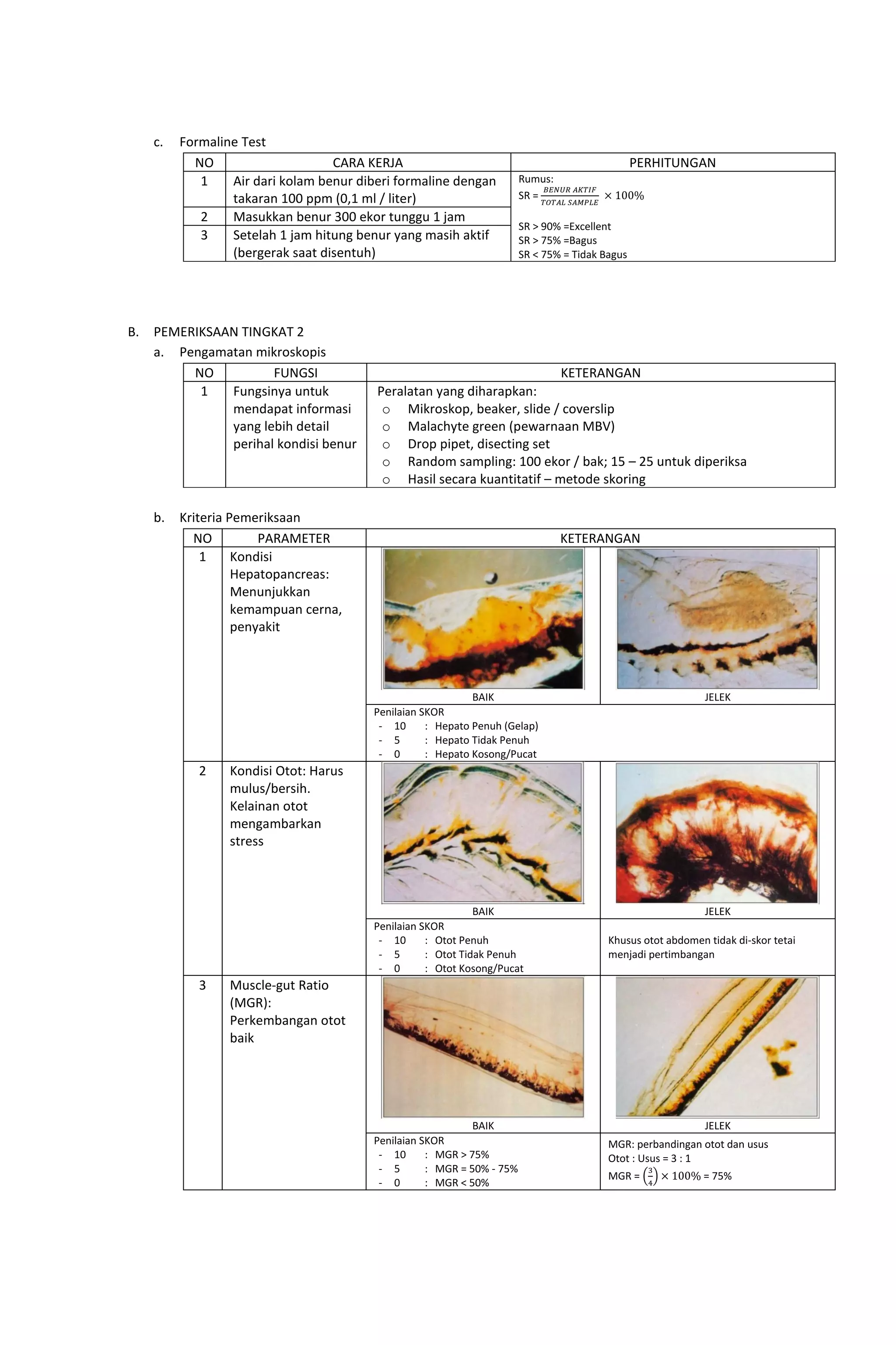 TEKNIK MEMILIH BENUR UDANG YANG BAIK | PDF