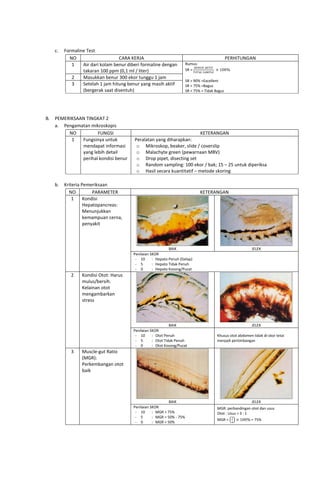 TEKNIK MEMILIH BENUR UDANG YANG BAIK | PDF