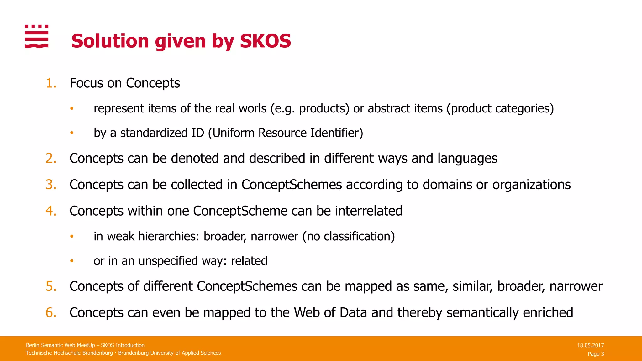 SKOS Introduction - Based on an Example from Practice | PDF