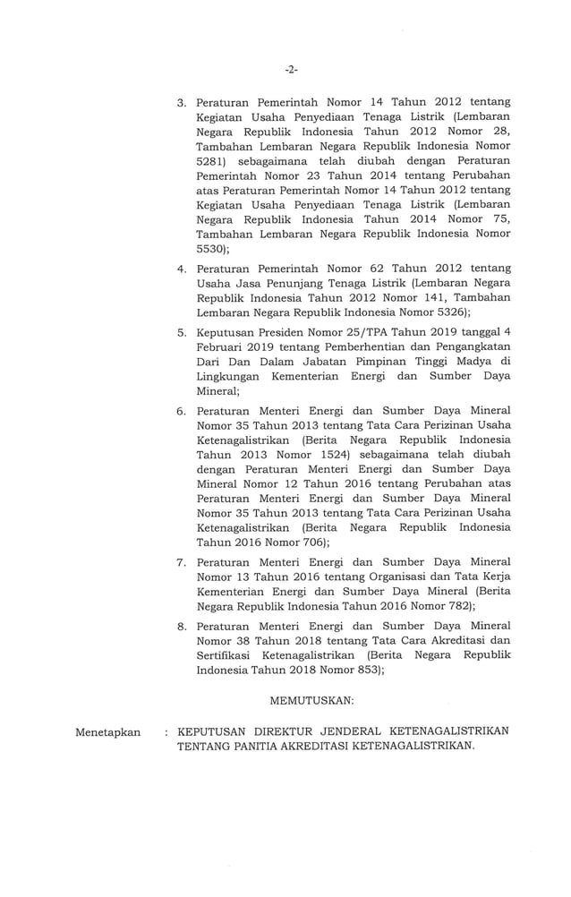 Sk pak 2021 djk esdm | PDF