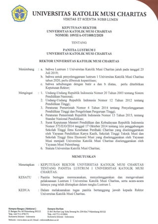 Sk panitia lustrum | PDF