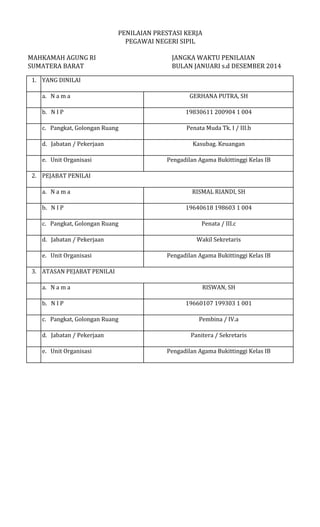Skp bagian keuangan | PDF