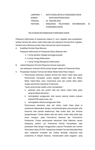 Sk Pelayanan Kefarmasian Docx