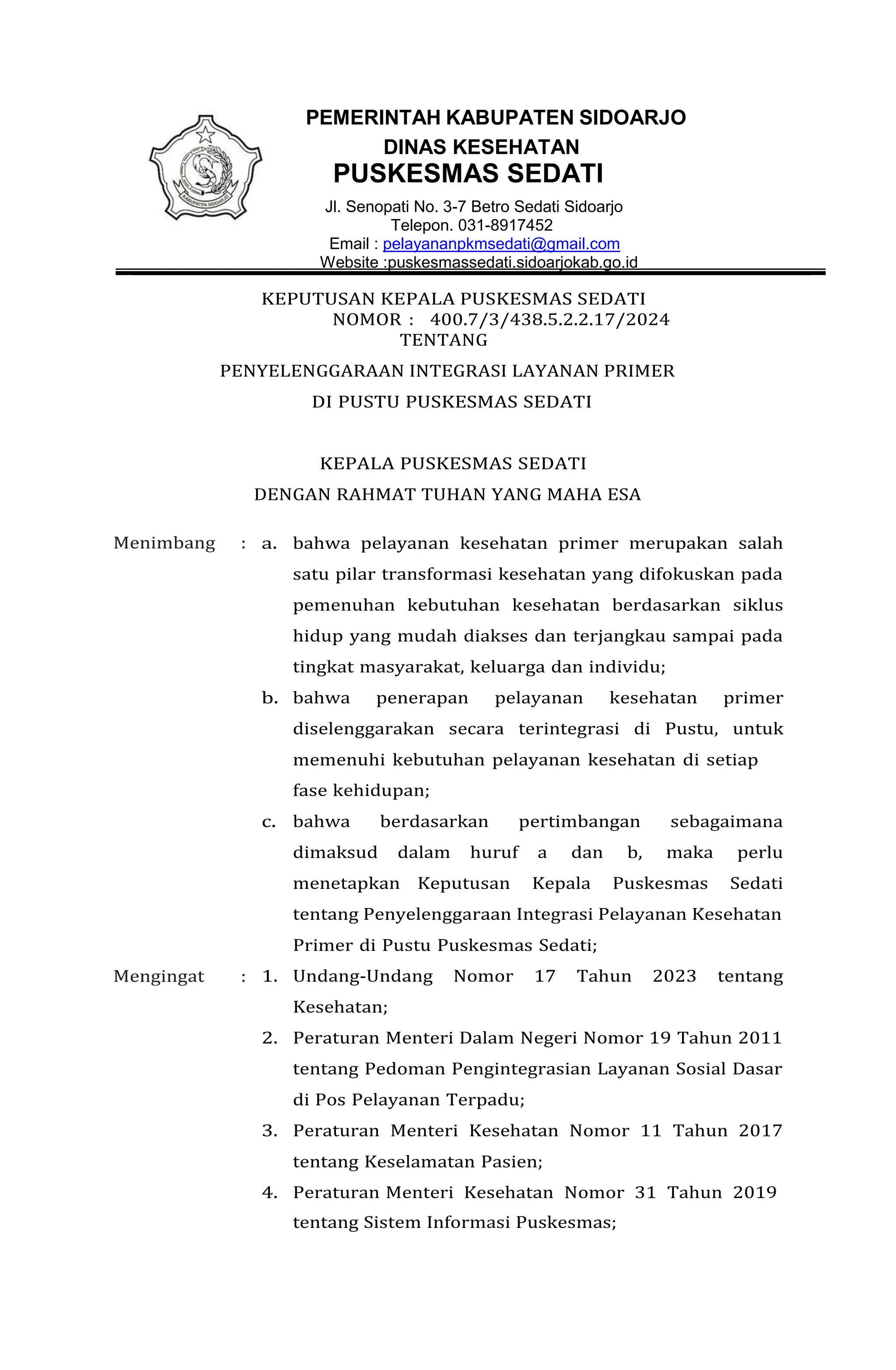 Surat keputusan PENYELENGGARAN ILP PUSTU.pdf