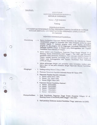 Sk perubahaan nama hal 1 (2) | PDF