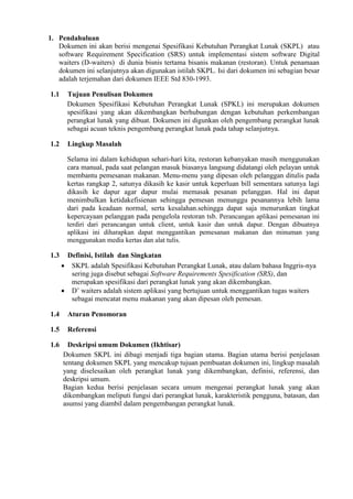 Skpl proyek a | DOCX