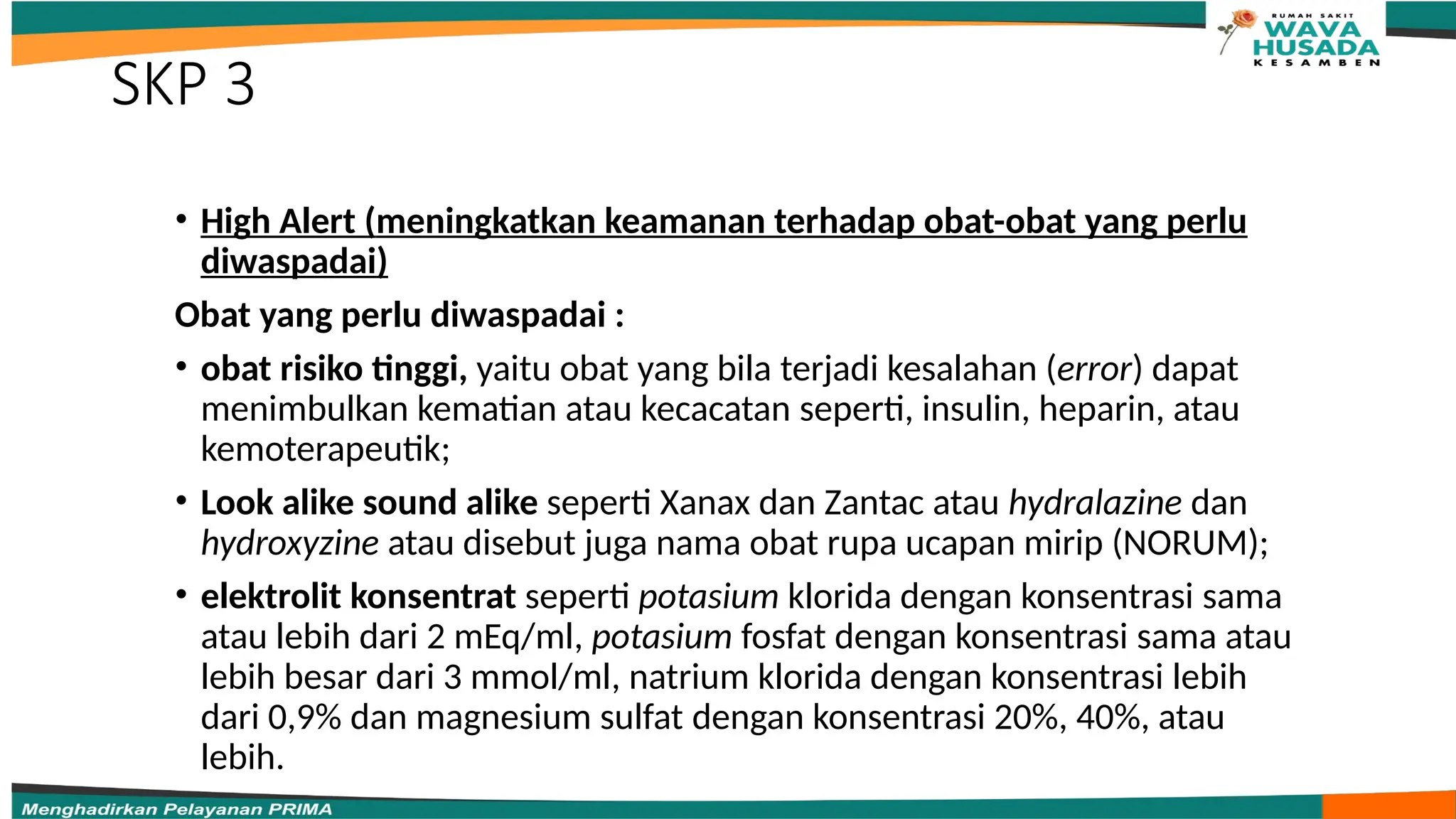 SKP SASARAN KESELAMATAN PASIEN (KOMITE PENINGKATAN MUTU KESELAMATAN ...