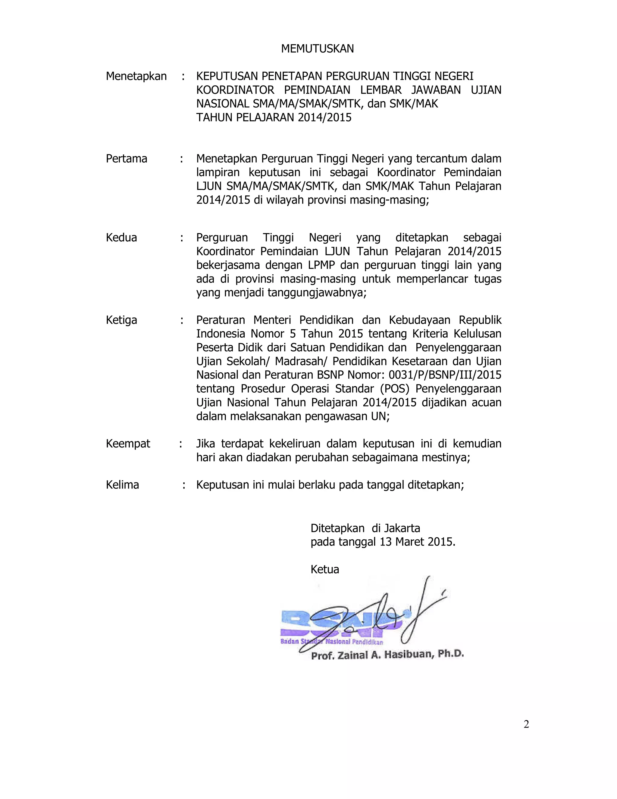 SKPT 13 Maret 2015 | PDF