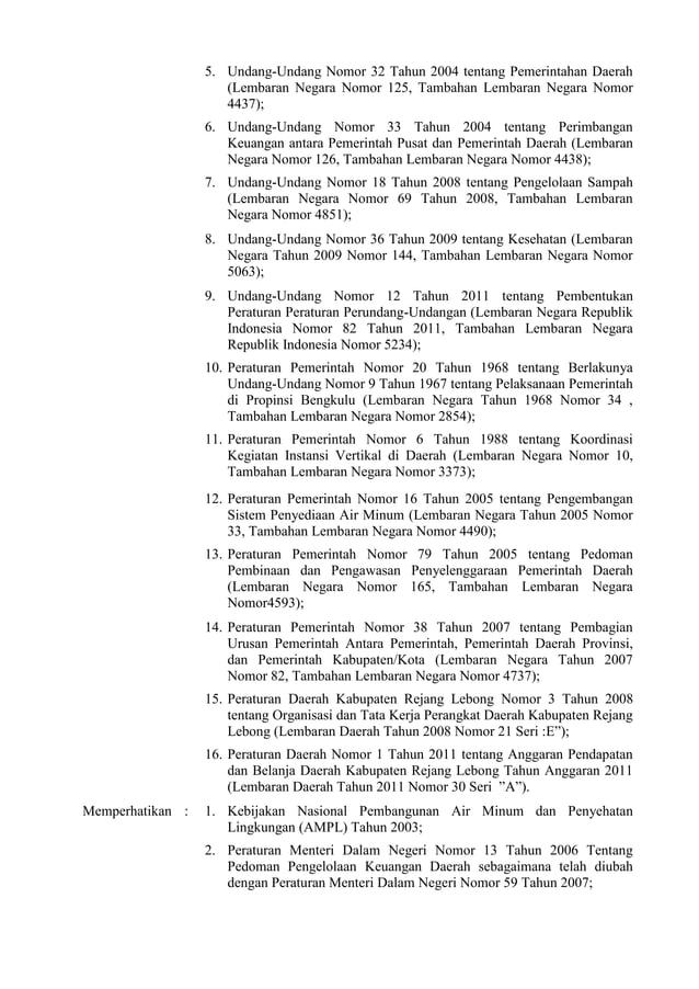 SK RENSTRA AMPL REJANGLEBONG | PDF