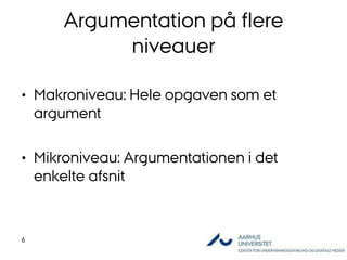 Skriftlig fremstilling 5, argumentation | PPTX