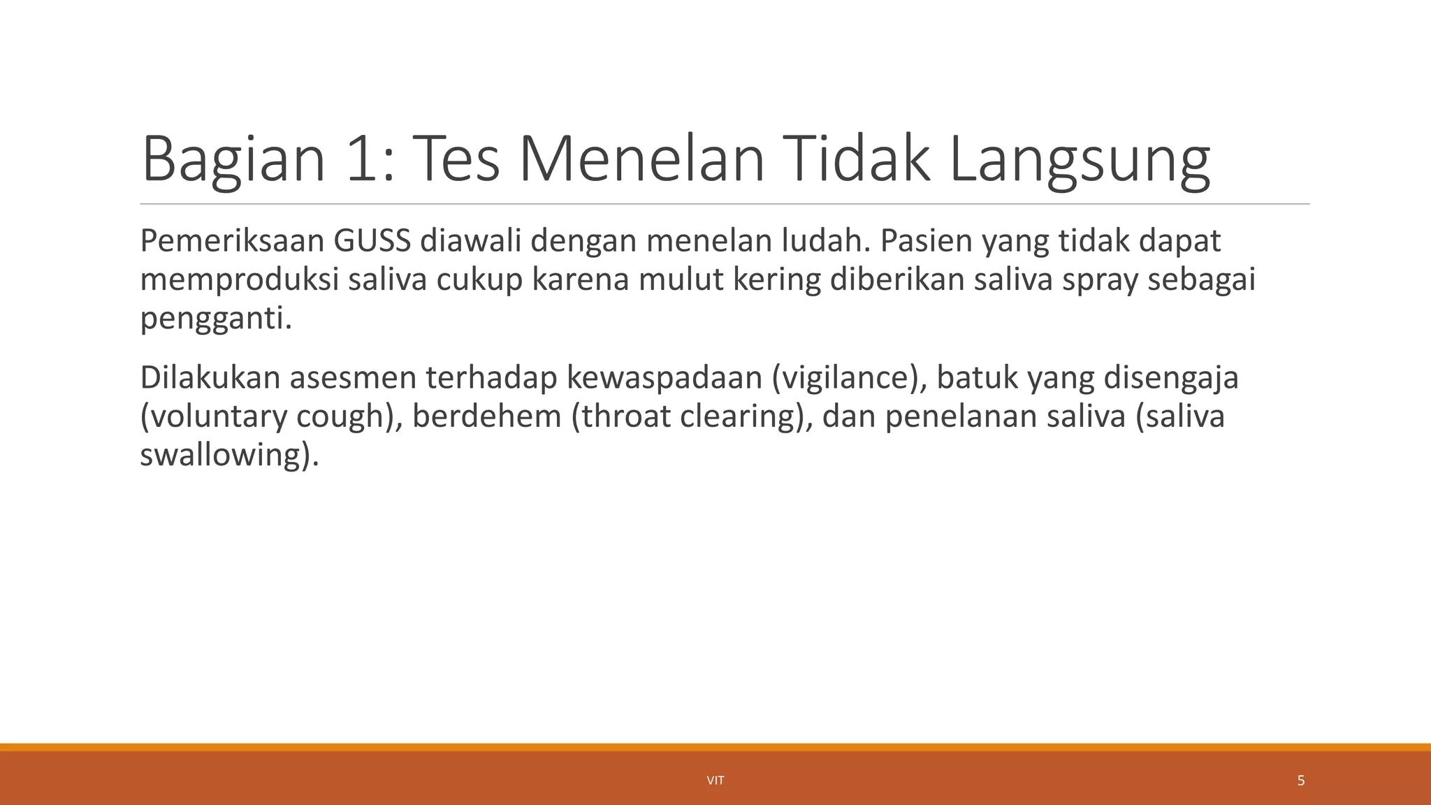 Skrining Disfagia untuk Pasien Stroke Akut: Pemeriksaan Gugging Swallowing Screen (GUSS) | PDF