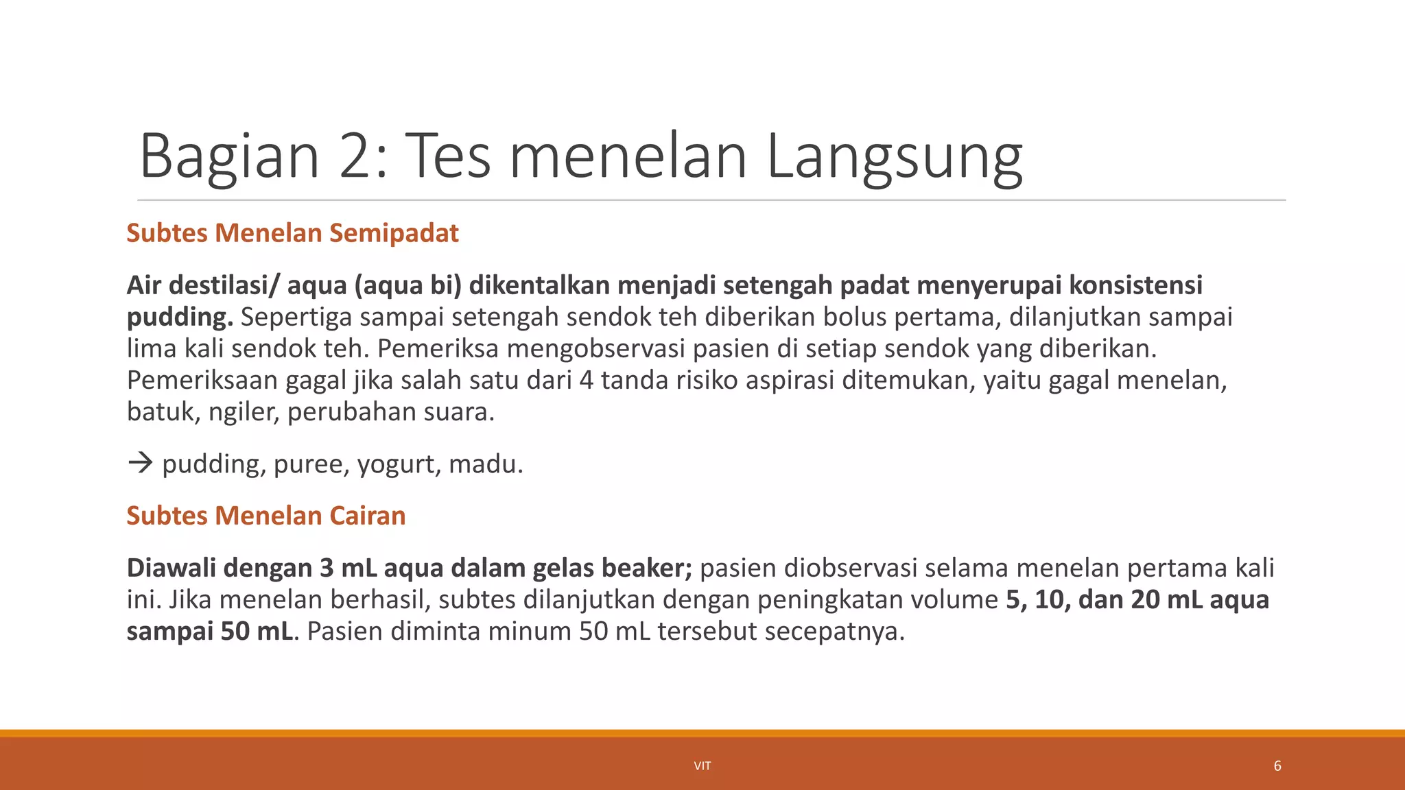 Skrining Disfagia untuk Pasien Stroke Akut: Pemeriksaan Gugging Swallowing Screen (GUSS) | PDF