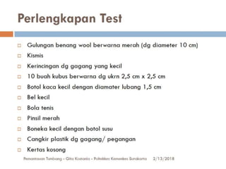 Skrining Perkembangan Anak menggunakan Instrumen DDST | PPTX