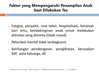 Skrining Perkembangan Anak menggunakan Instrumen DDST | PPTX