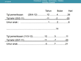 Skrining Perkembangan Anak menggunakan Instrumen DDST | PPTX