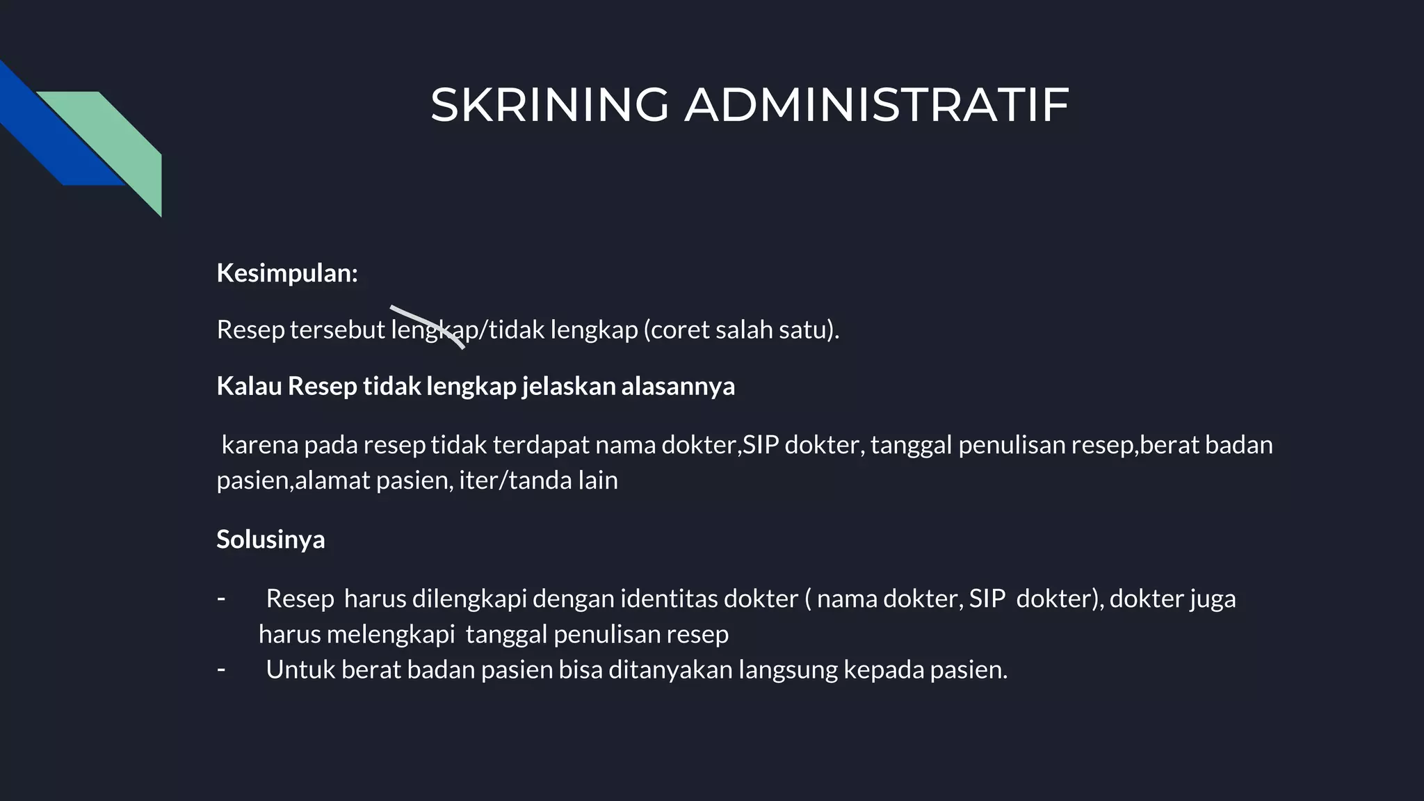 SKRINING RESEP 1_KEL 2.pptx